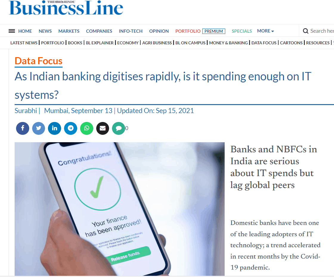 Indian Banking Digitalization: IT Spending | BCT Digital