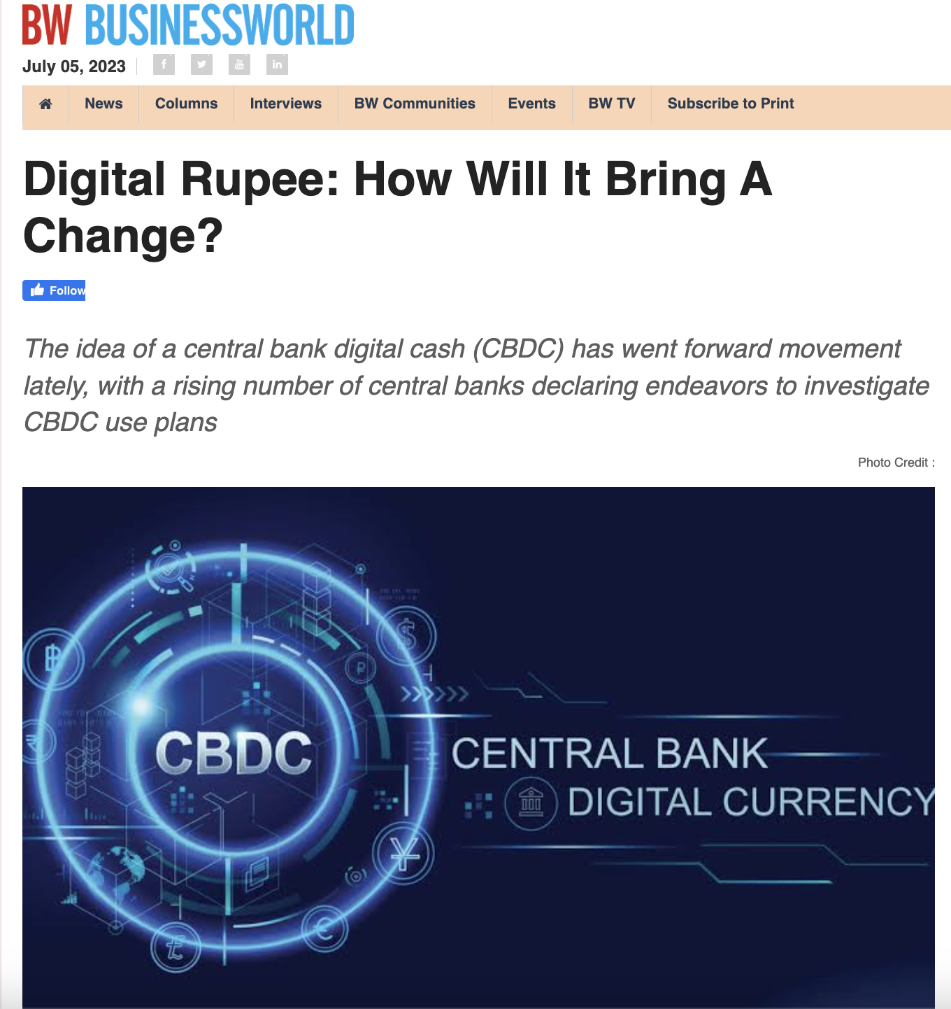 Digital Rupee: Bringing Change and Transformation | BCT Digital