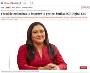 Fraud detection has to improve to protect banks: BCT Digital CEO - BCT ...